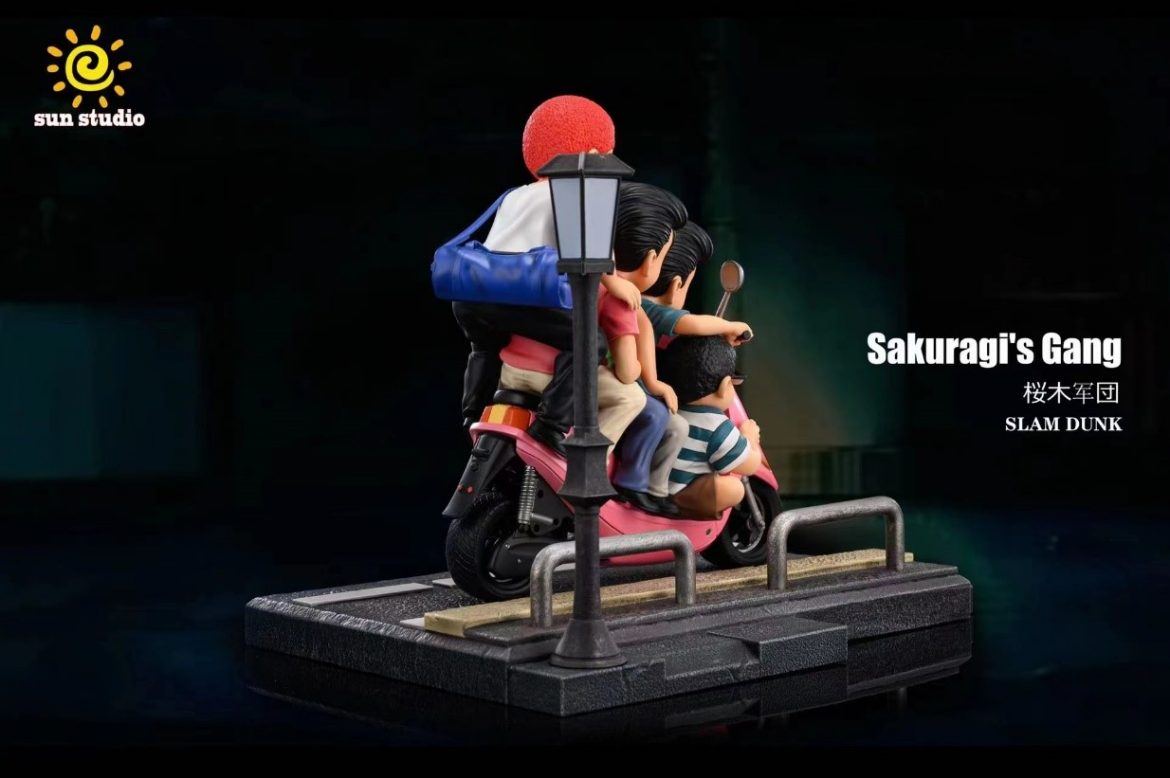 SLAM DUNK: Sakuragi's Gang Riding a Motorcycle - GKLOOP