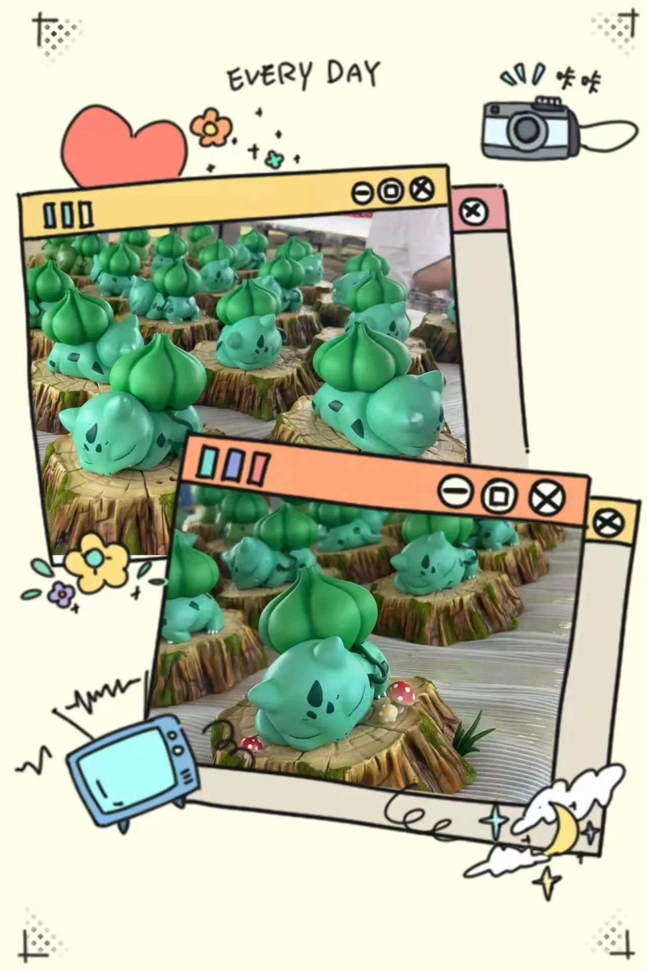 PRODUCTION UPDATE: Oddish and Bulbasaur by HuLuoBo Studio - GKLOOP