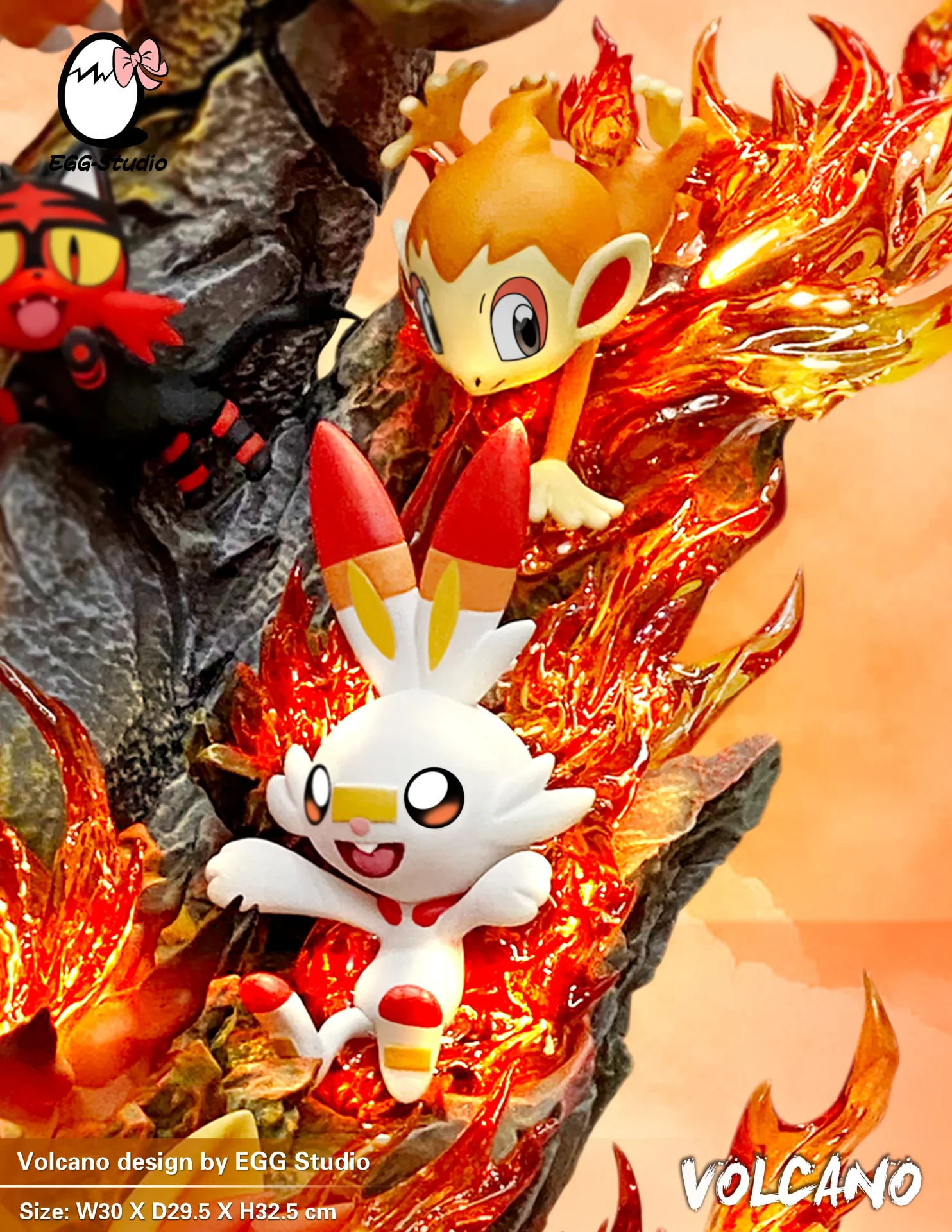 EGGS Studio Fire Type Family Figure - GKLOOP