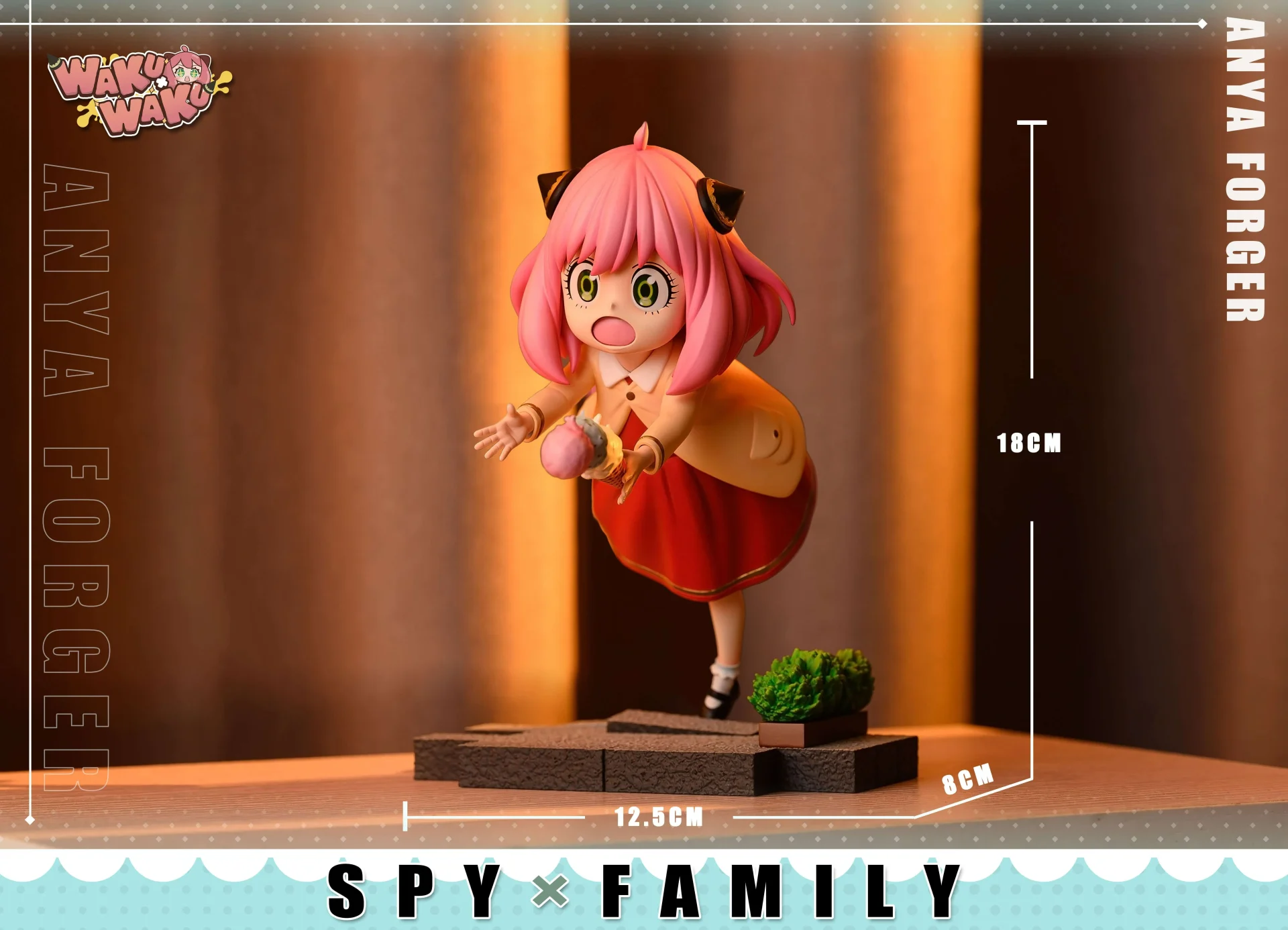WakuWaku Studio Falling Down Anya Figure - GKLOOP