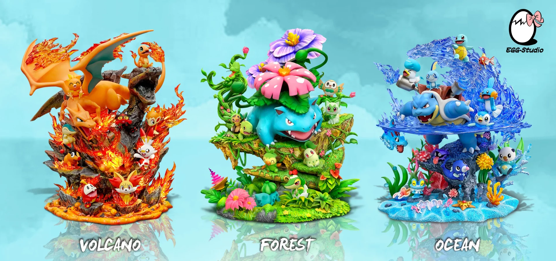 EGGS Studios Forest Type Pokémon Figure - GKLOOP