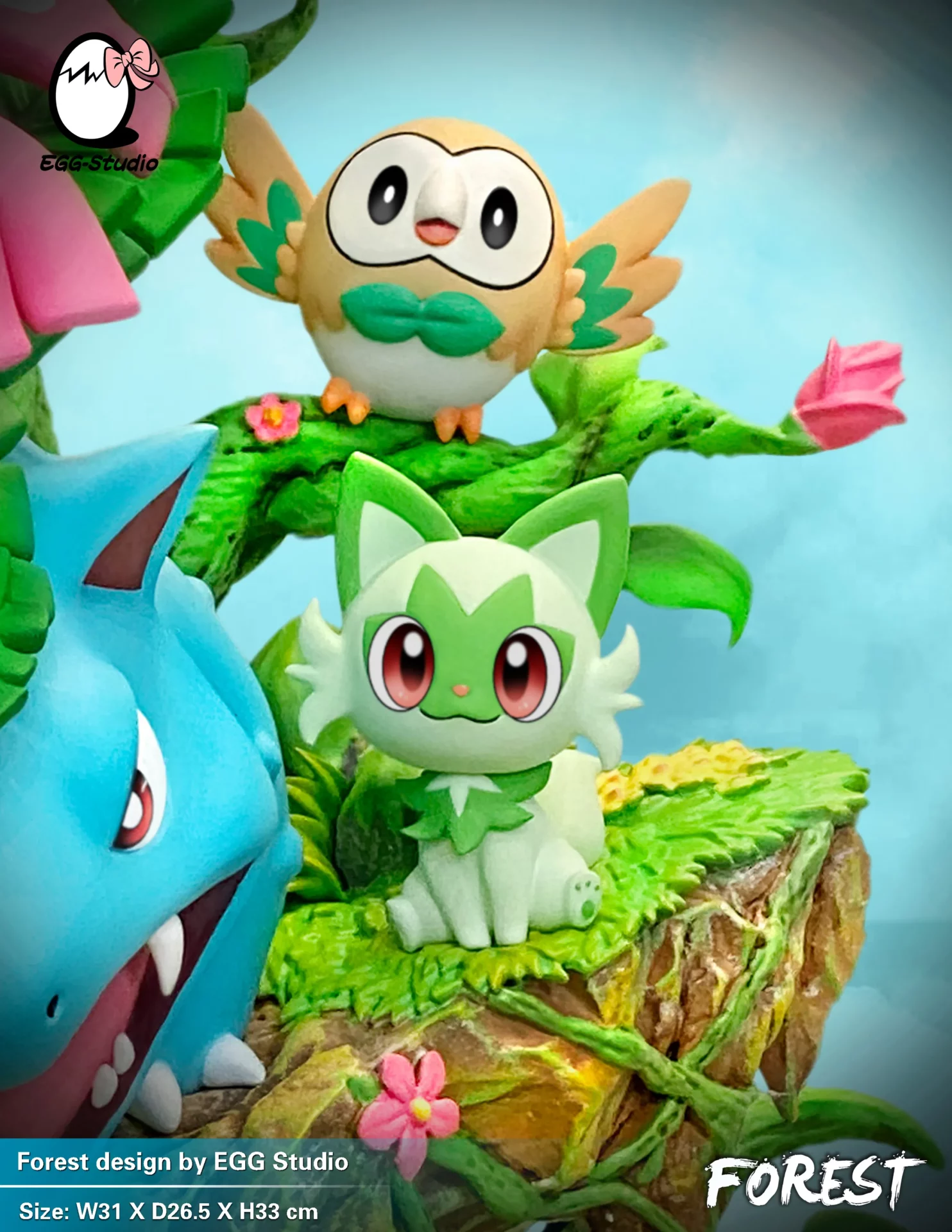 EGGS Studios Forest Type Pokémon Figure - GKLOOP