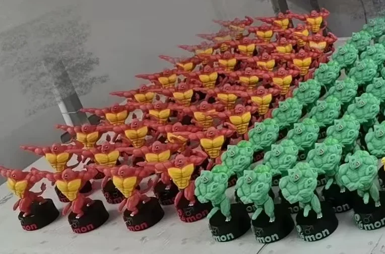 Production Update: Muscle Show Series Squirtle, Charmander, Bulbasaur ...