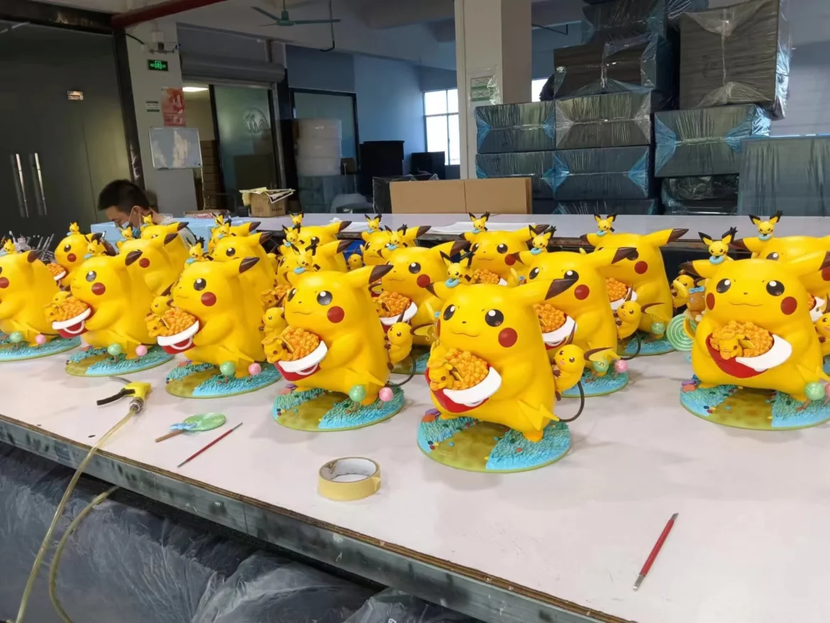 Production Update: Small & Big Scale Pikachu Family – DM Studios - GKLOOP