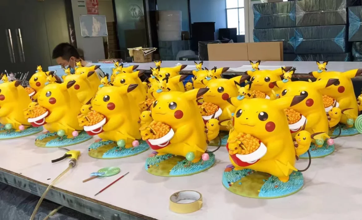 Production Update: Small & Big Scale Pikachu Family – DM Studios - GKLOOP
