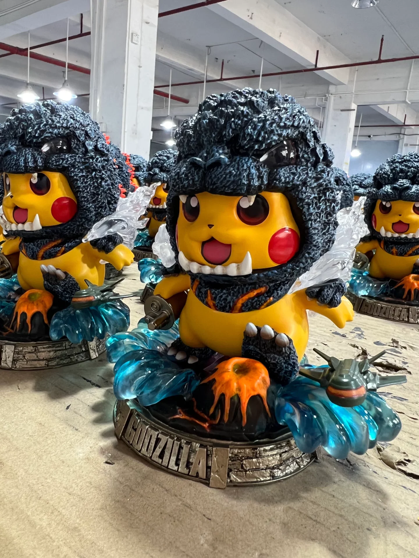 Production Update: Burning Godzilla Cosplay Pikachu – HARD SHELL ...