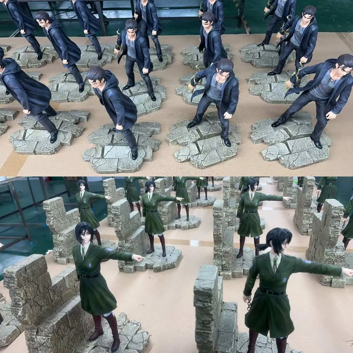 Production Update: Eren Yeager & Pieck Finger - Model Power Studio - GKLOOP